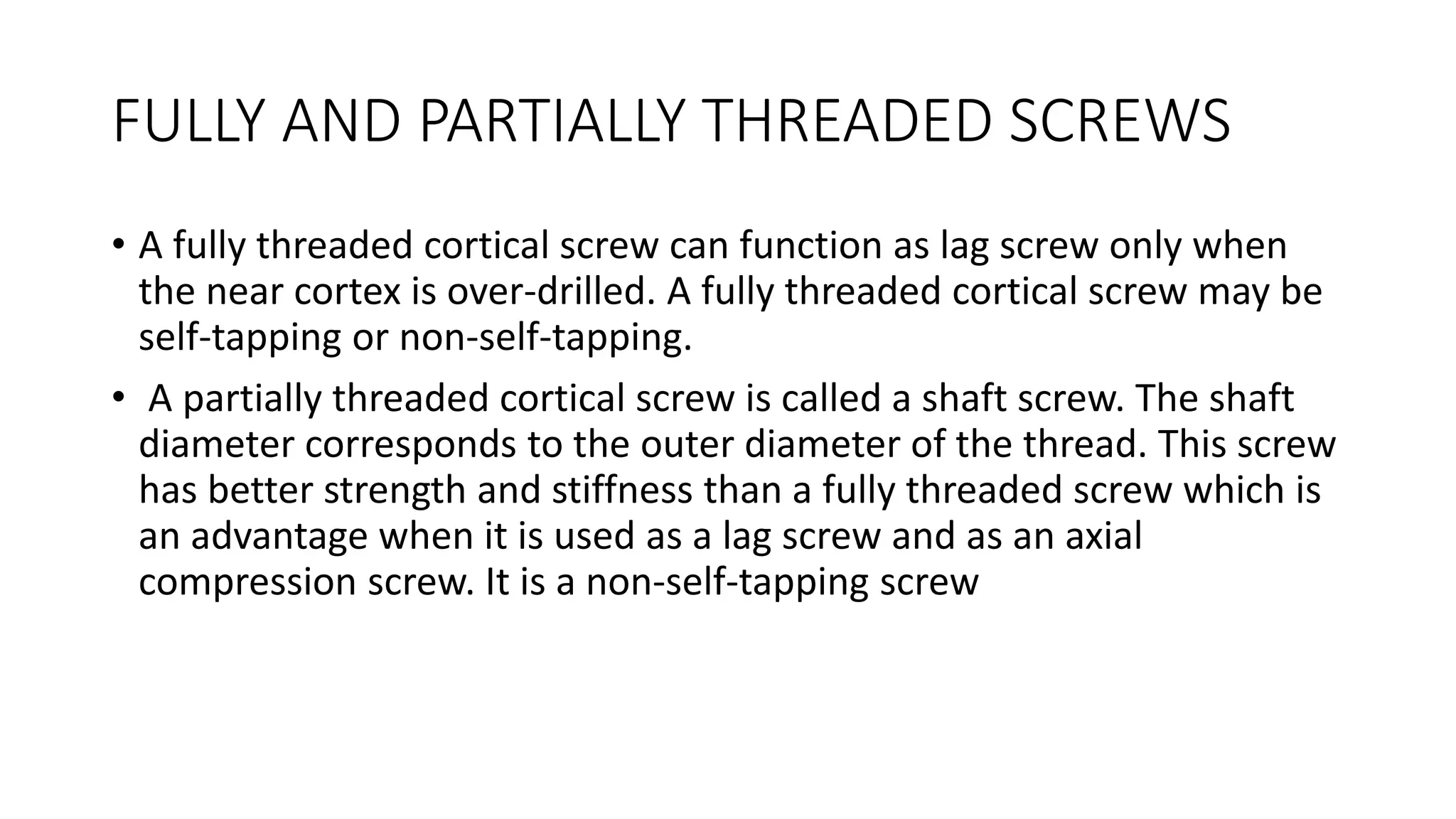 screws and plate | PPTX