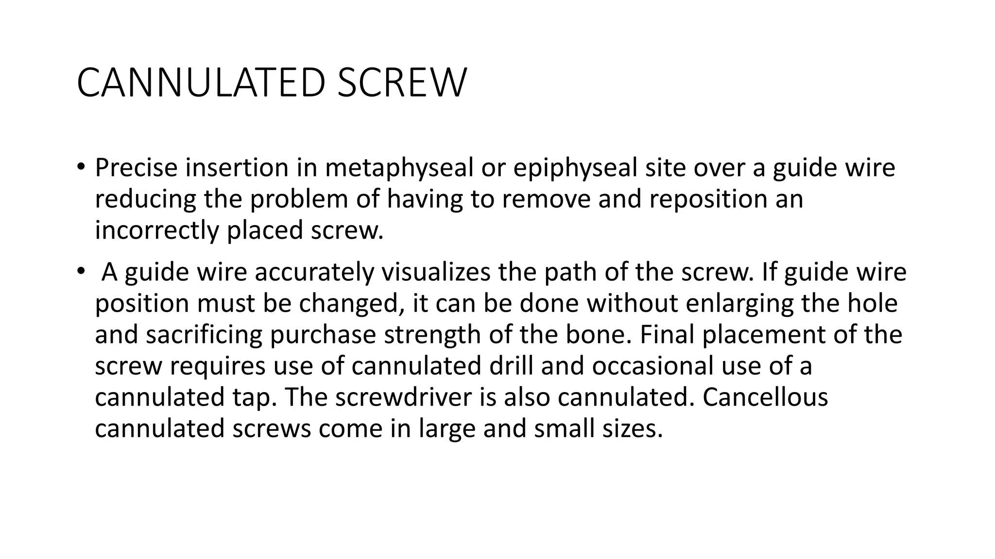screws and plate | PPTX