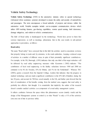 Automobile safety seminar report | DOCX