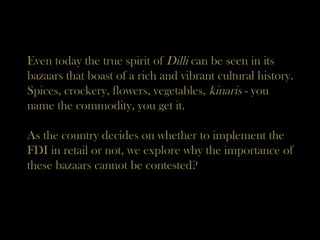 Dilli ke bazaar | PPT