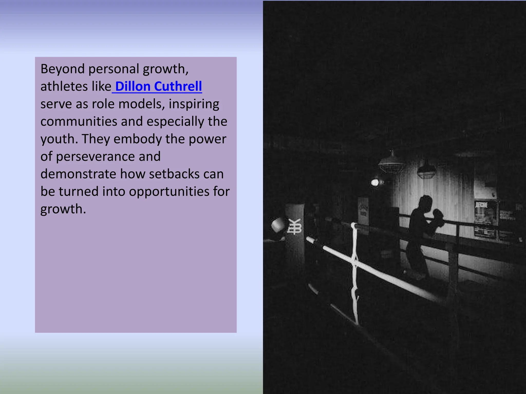 Dillon Cuthrell's Perspective - Unveiling the Depths of Sports.pptx