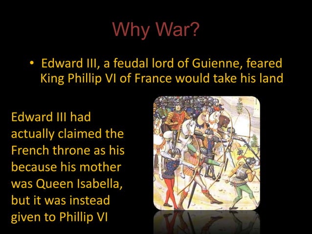Student Work Sample: The Hundred Years War | PPTX