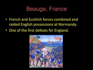 Student Work Sample: The Hundred Years War | PPTX
