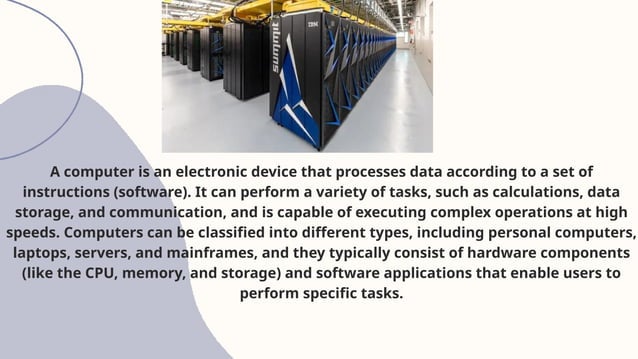 PPT FOR BASIC UNDERSTANDING OF COMPUTER HARDWARE, SOFTWARE & FIRMWARE ...