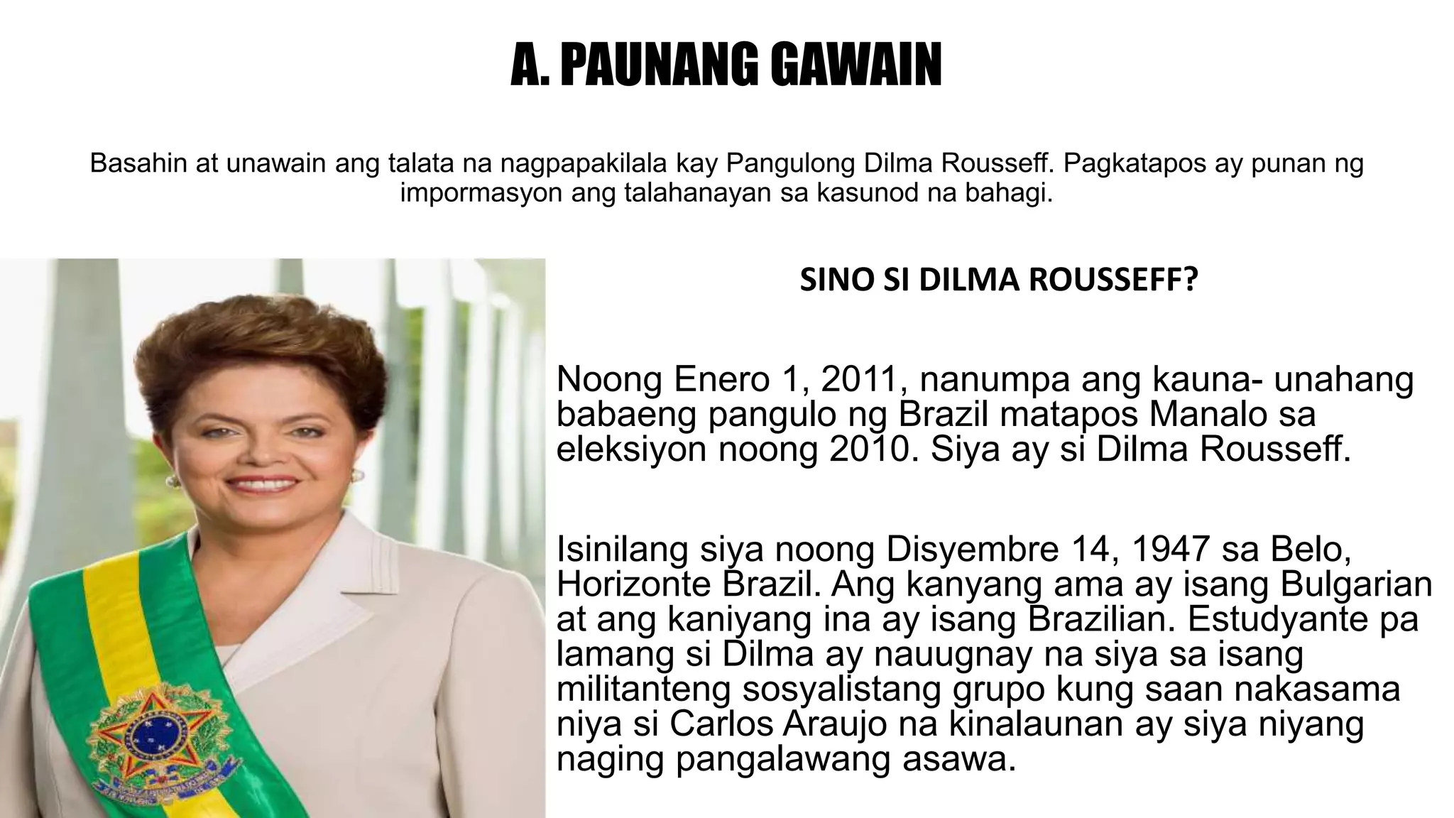 Dilma Rousseff | PPTX