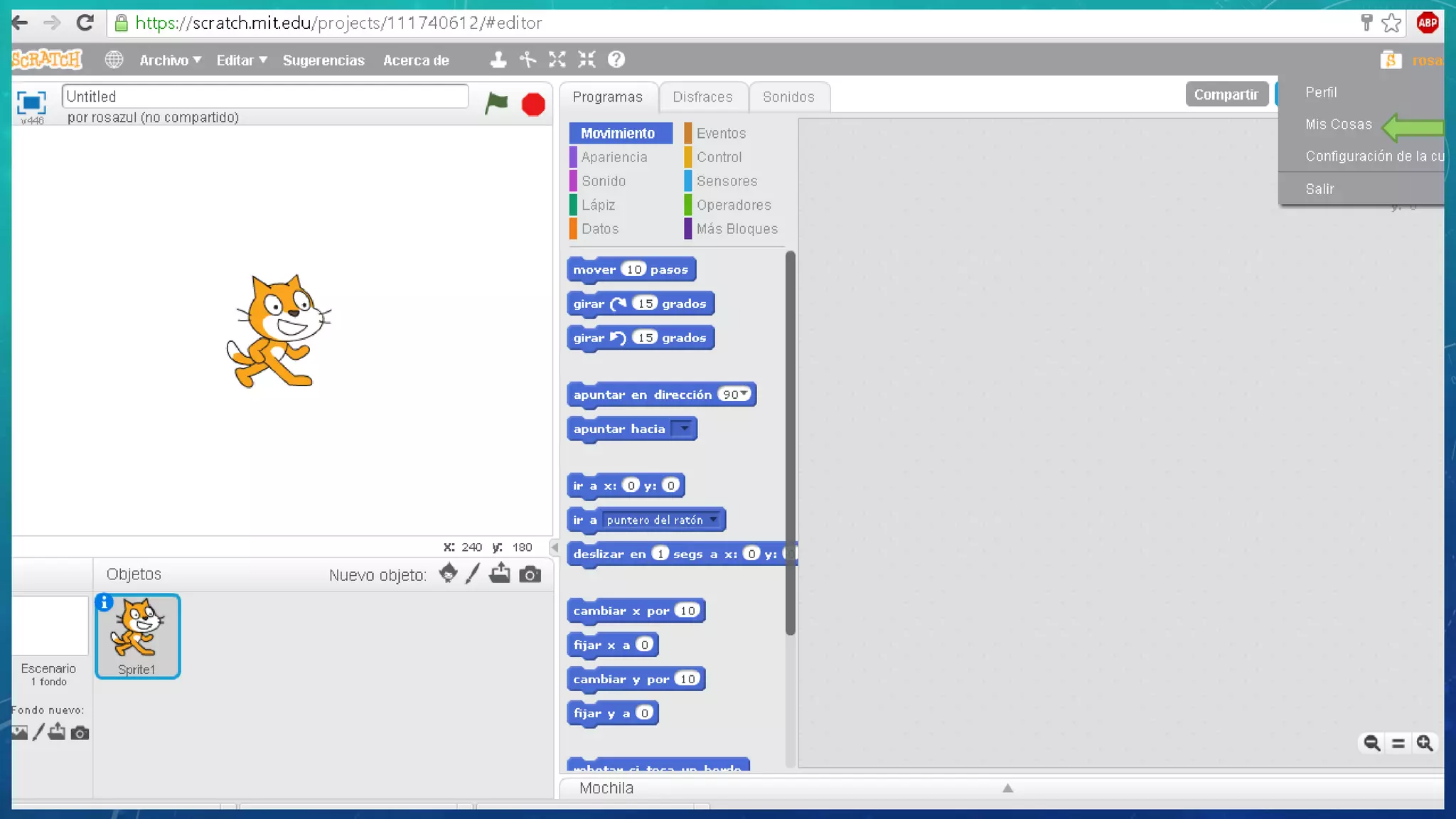Diálogos en Scratch primera parte | PPTX