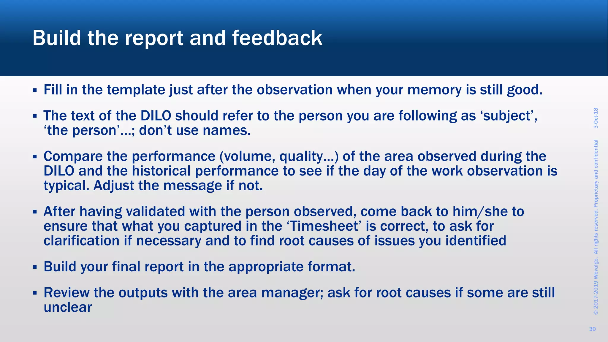 Day In the Life Of (DILO) - How To Do it - Practical guide | PPTX