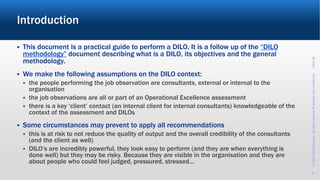 Day In the Life Of (DILO) - How To Do it - Practical guide | PPTX