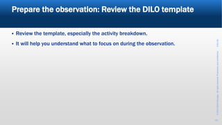 Day In the Life Of (DILO) - How To Do it - Practical guide | PPTX