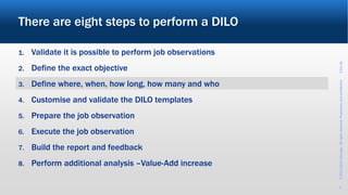 Day In the Life Of (DILO) - How To Do it - Practical guide | PPTX