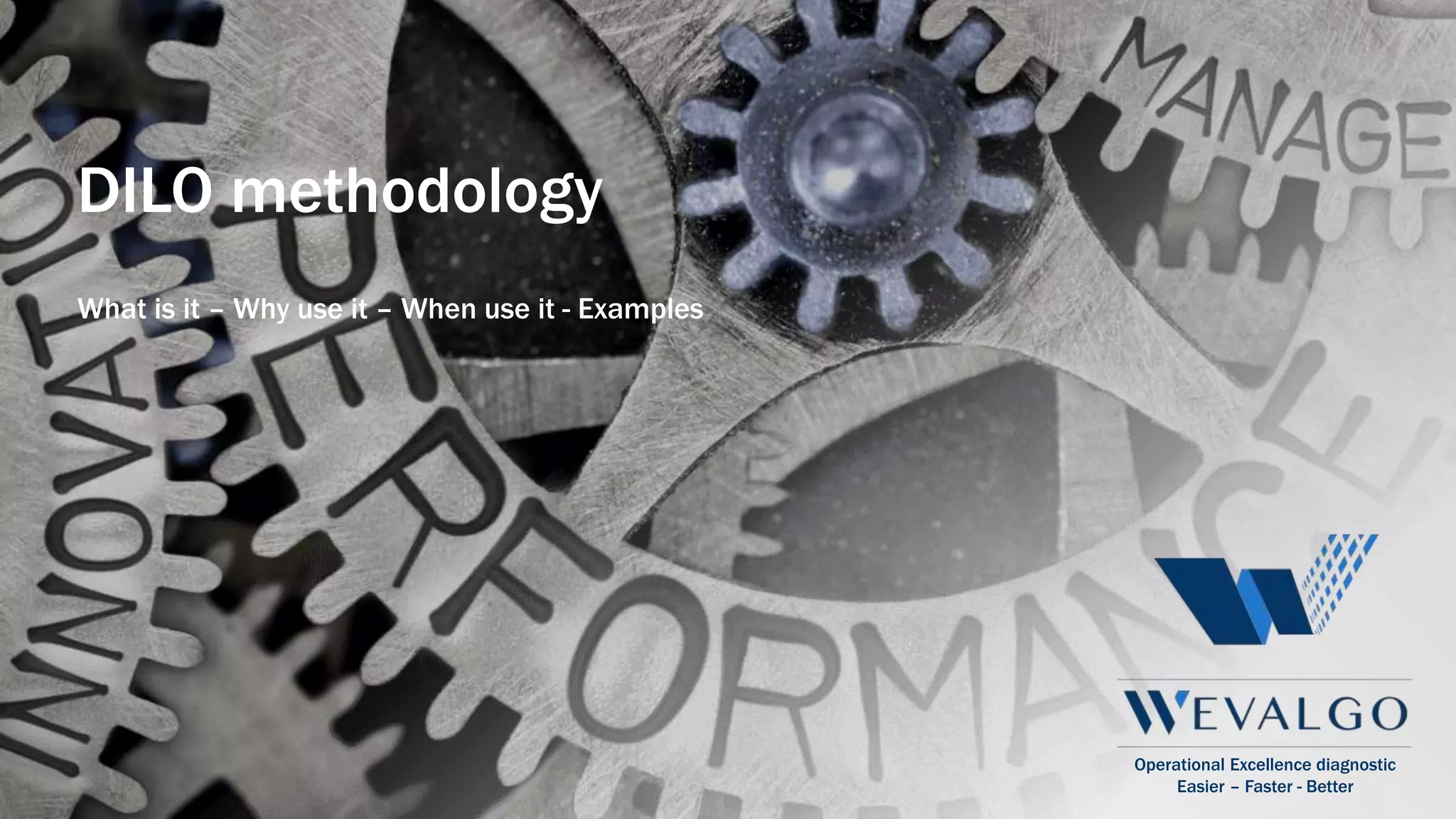 Day In the Life Of (DILO) methodology | PPTX