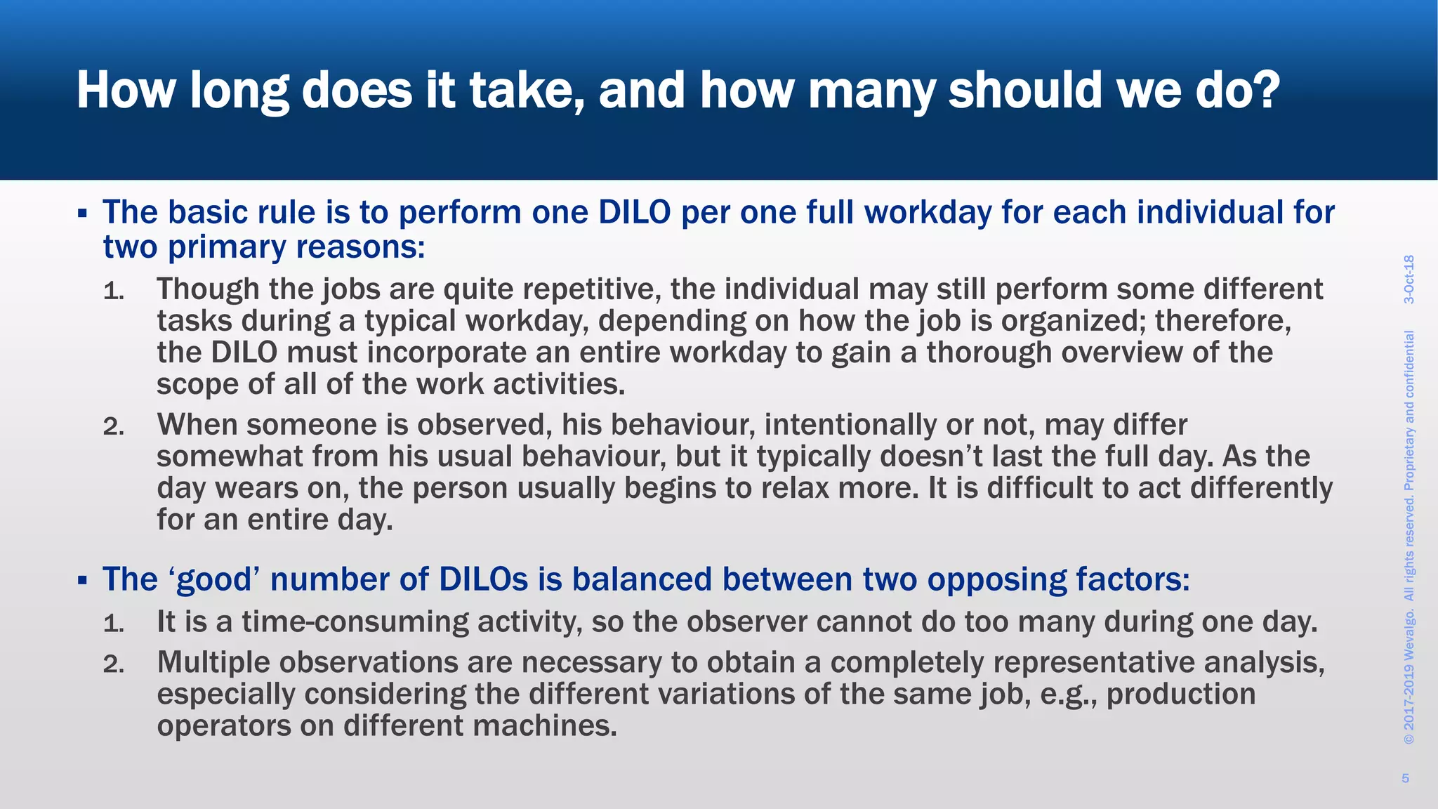 Day In the Life Of (DILO) methodology | PPTX