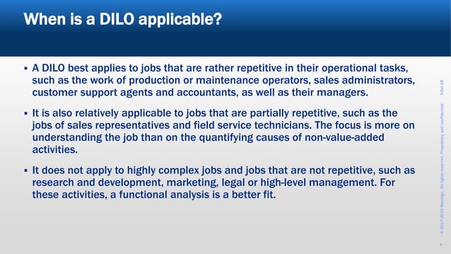 Day In the Life Of (DILO) methodology | PPTX