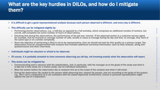 Day In the Life Of (DILO) methodology | PPTX