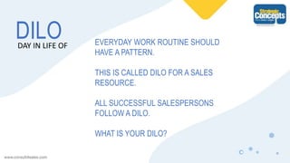 DILO (Day in Life of) for Salespersons.pptx