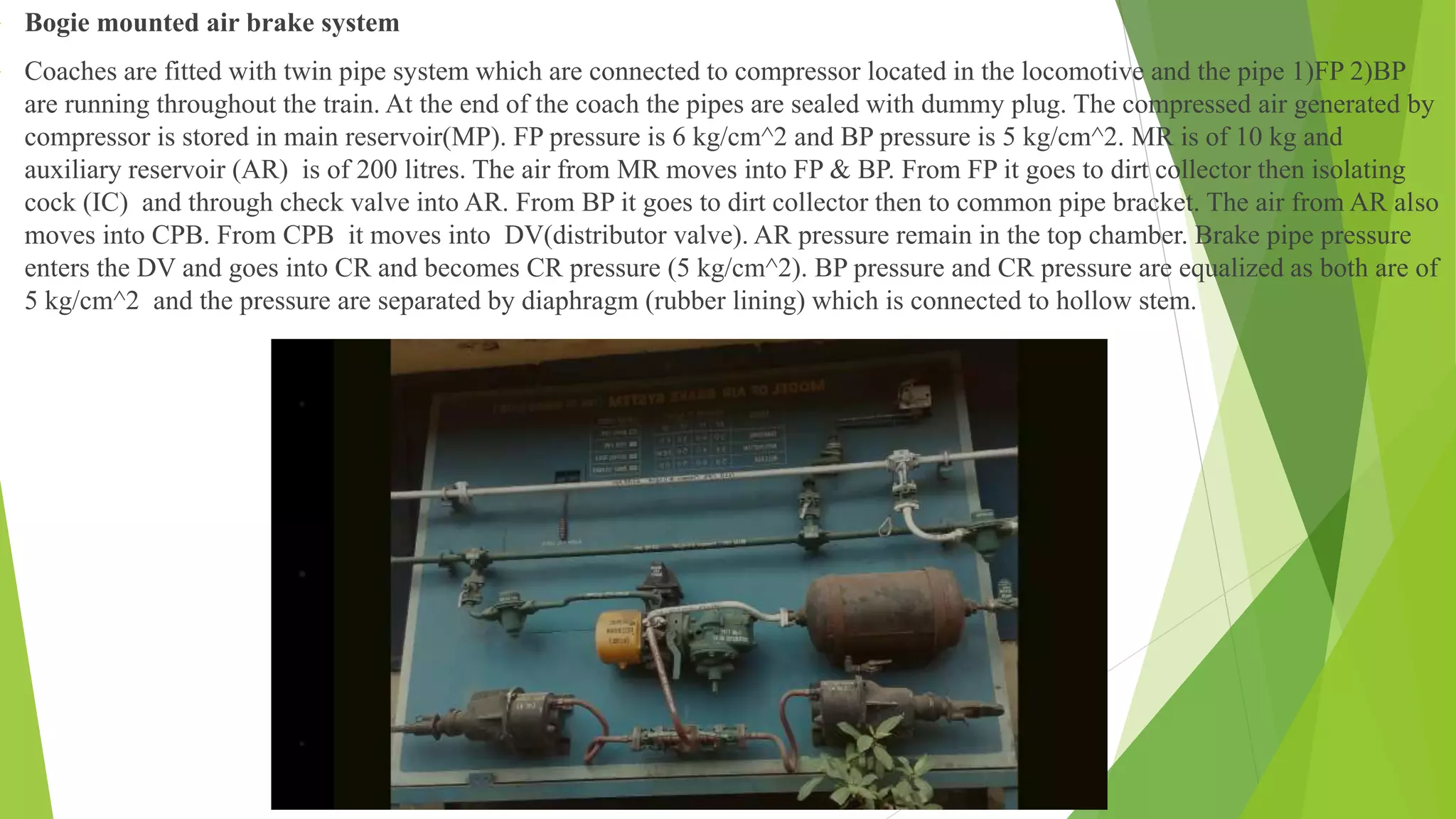 Air brake system of railways | PPTX