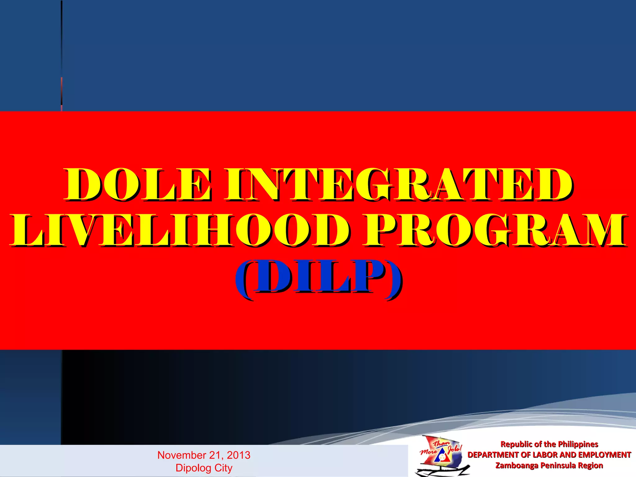 Livelihood Program from DOLE | PPT