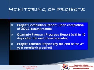 Livelihood Program from DOLE | PPT