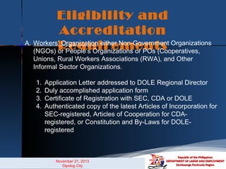 Livelihood Program from DOLE | PPT