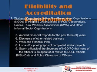 Livelihood Program from DOLE | PPT