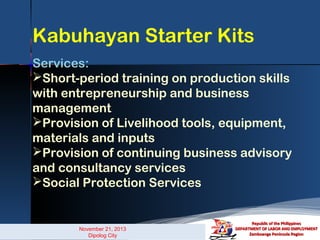 Livelihood Program from DOLE | PPT