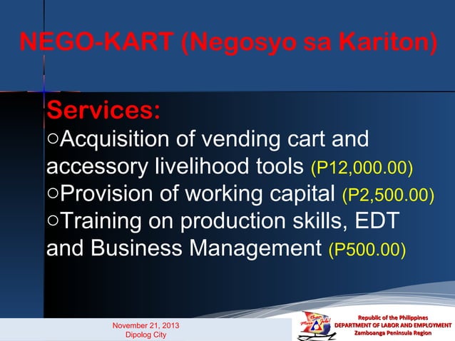 Livelihood Program from DOLE | PPT | Developmental Sites | Real Estate