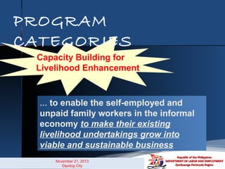 Livelihood Program from DOLE | PPT