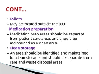 Infection control protocol in ICU setting | PPTX