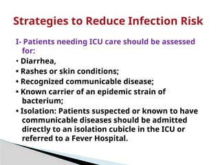 Infection control protocol in ICU setting | PPTX