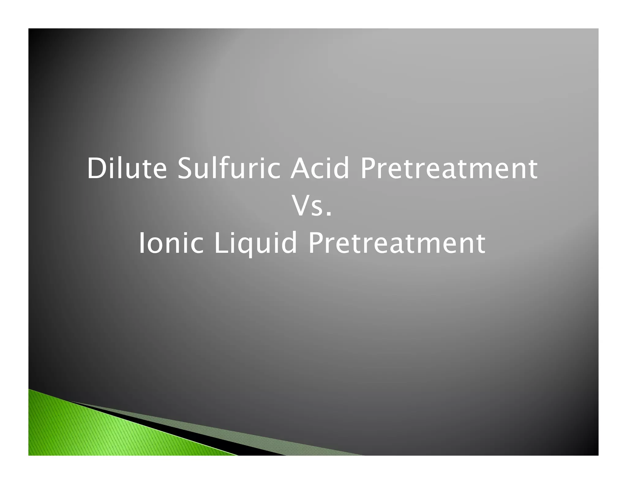 Pretreatment Methods | PDF