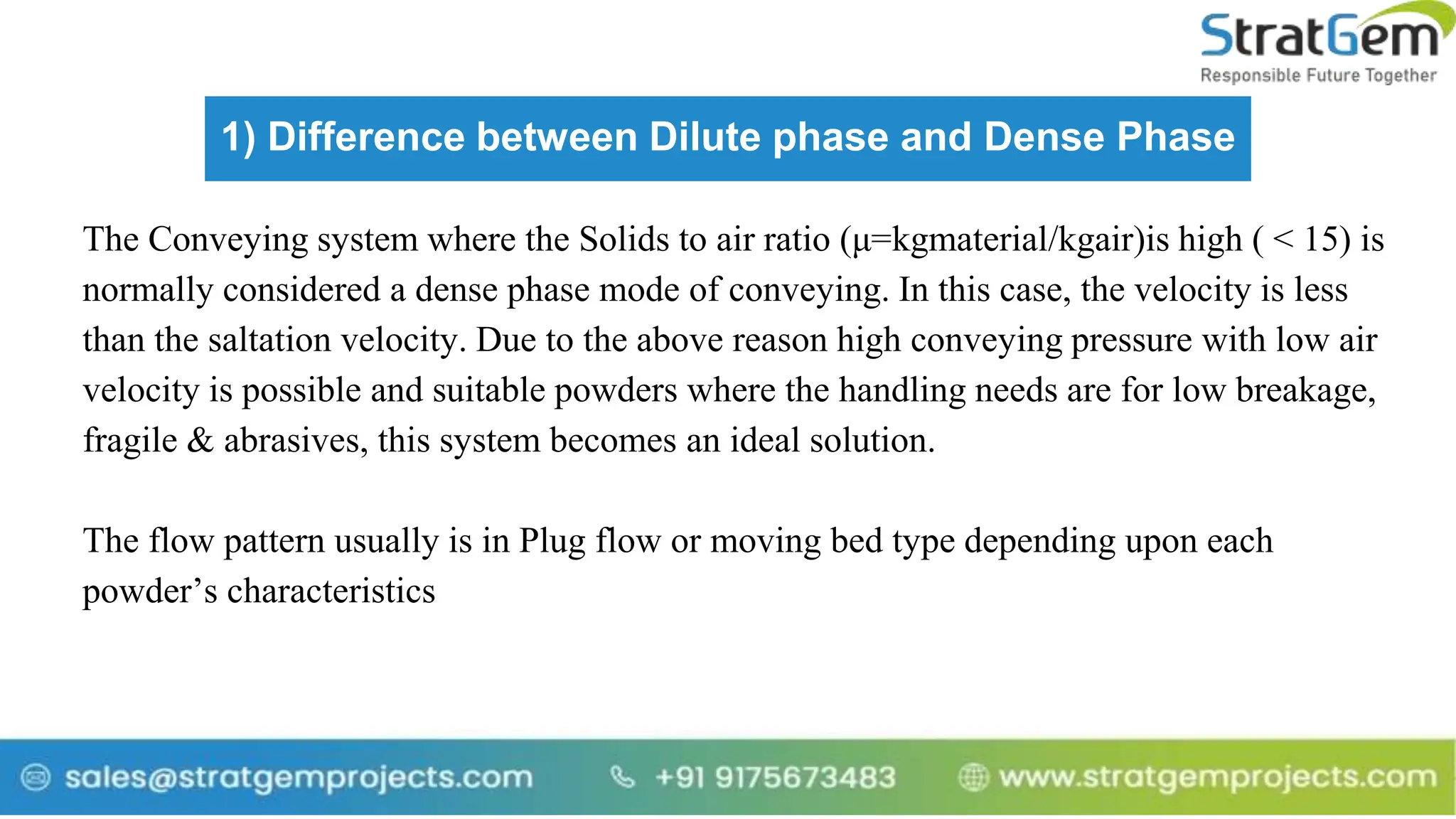 Dilute Vs Dense Phase Conveying System | PPTX