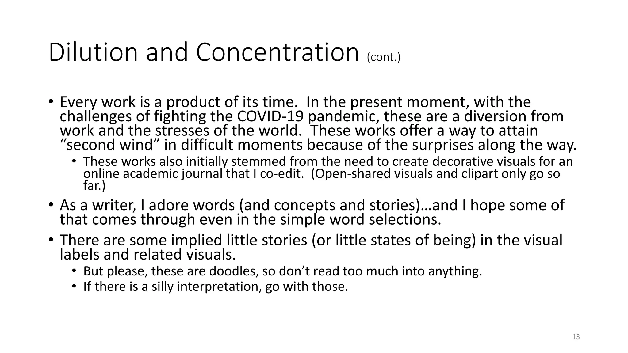 Dilution and Concentration | PPT