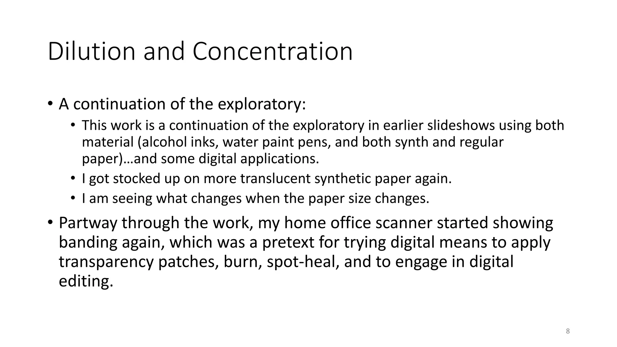 Dilution and Concentration | PPT