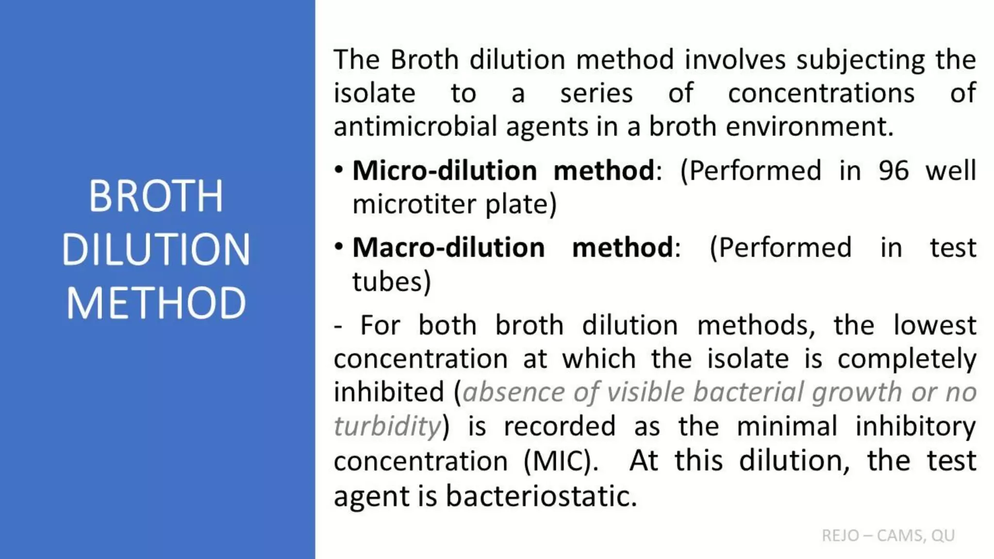 Antibiotic Sensitivity Test by Dilution Method | PDF
