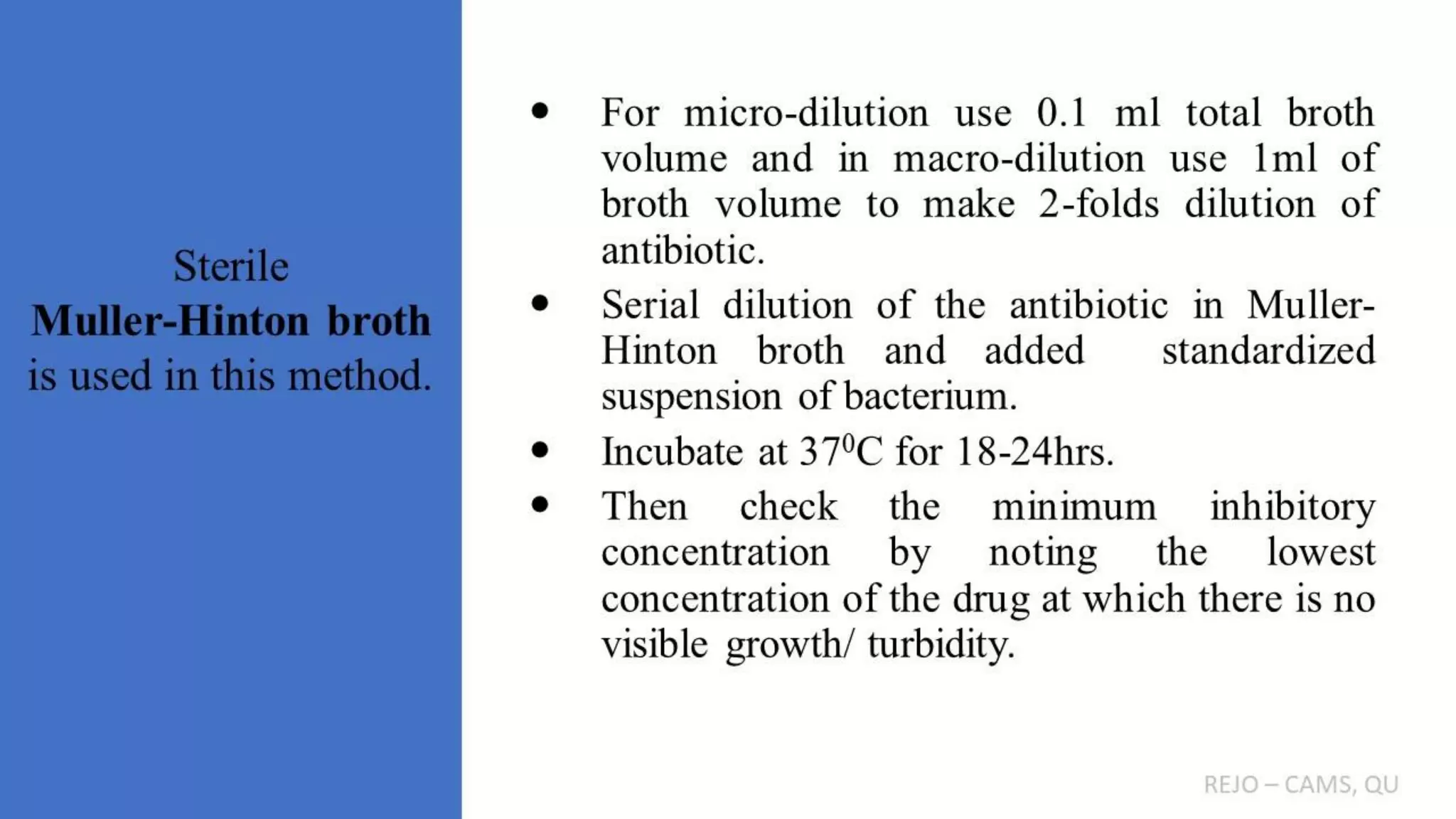 Antibiotic Sensitivity Test by Dilution Method | PDF
