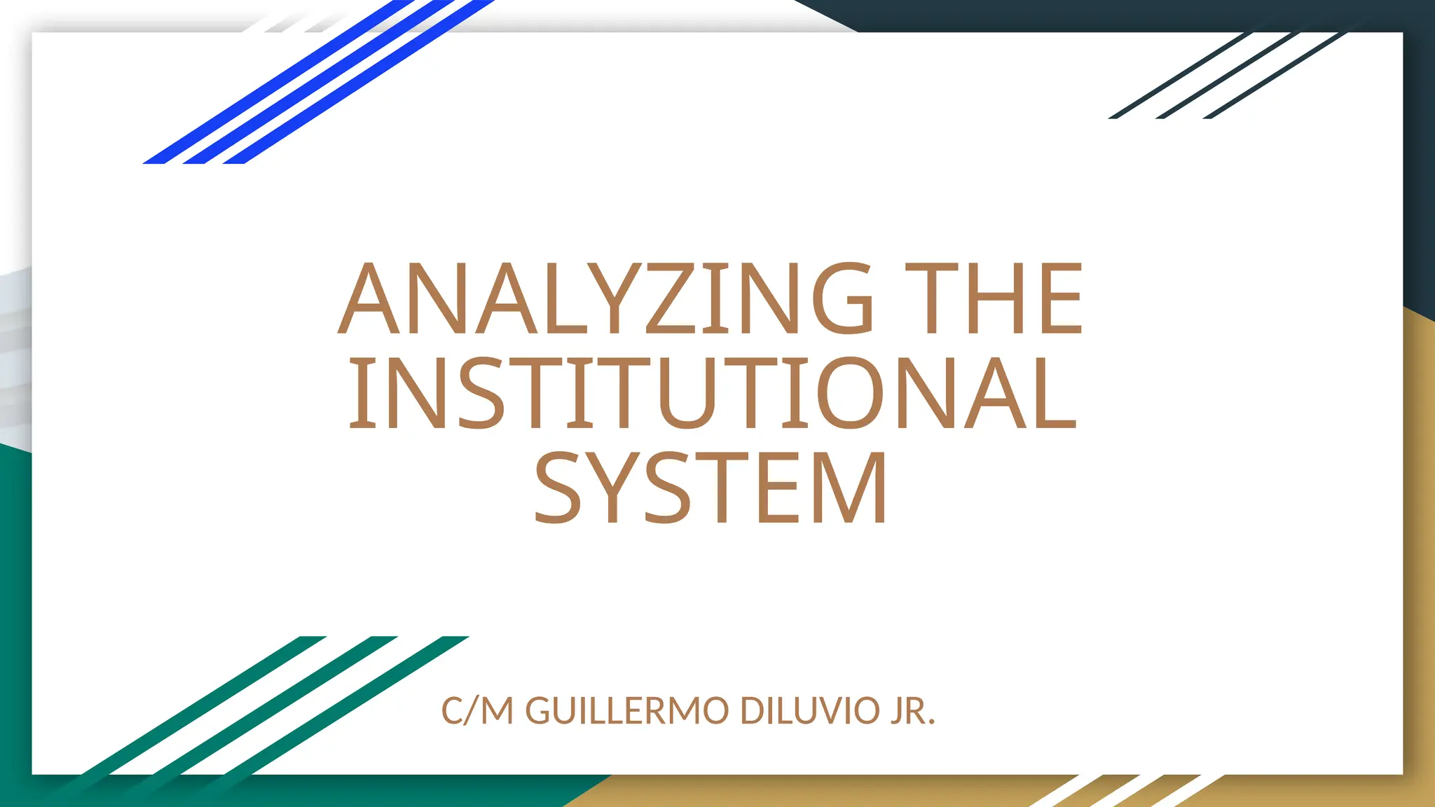 DILUVIO_SYSTEM ANALYSIS doctoral presentation | PPTX
