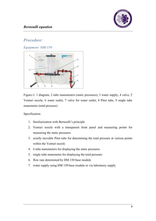 Bernoulli equation | PDF