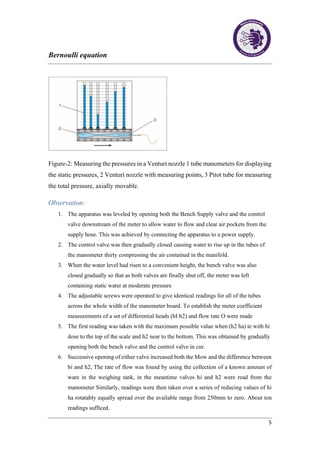 Bernoulli equation | PDF