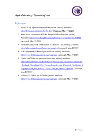 equation of state | PDF