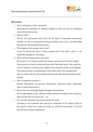temperature measurement | PDF