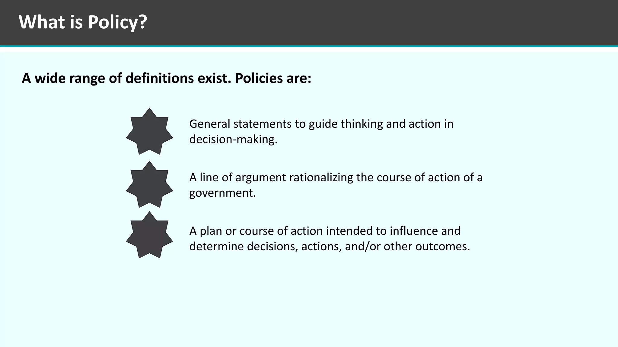 Module 1: What is Policy? Dima course content | PPTX | Political Issues ...