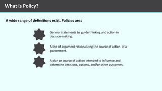 Module 1: What is Policy? Dima course content | PPTX | Political Issues ...