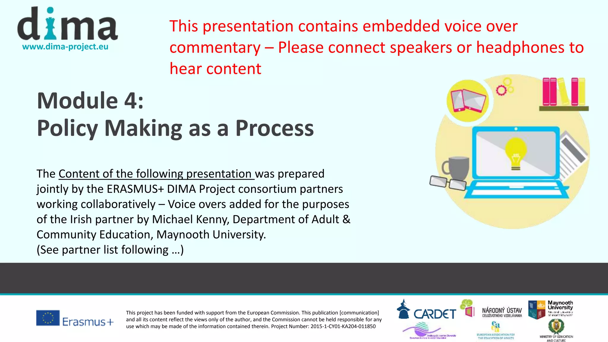 Module 4: Policy Making as a Process Dima course content | PPTX