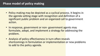 Module 4: Policy Making as a Process Dima course content | PPTX