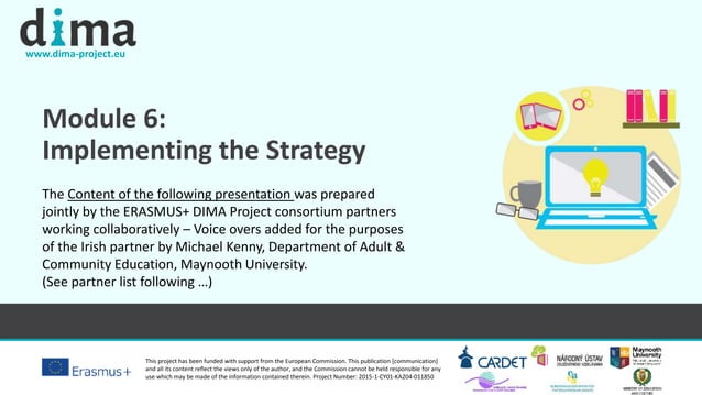 Module 6: Implementing the Strategy Dima course content | PPTX