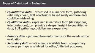 Module 7: Monitoring and Evaluation Dima course content | PPTX