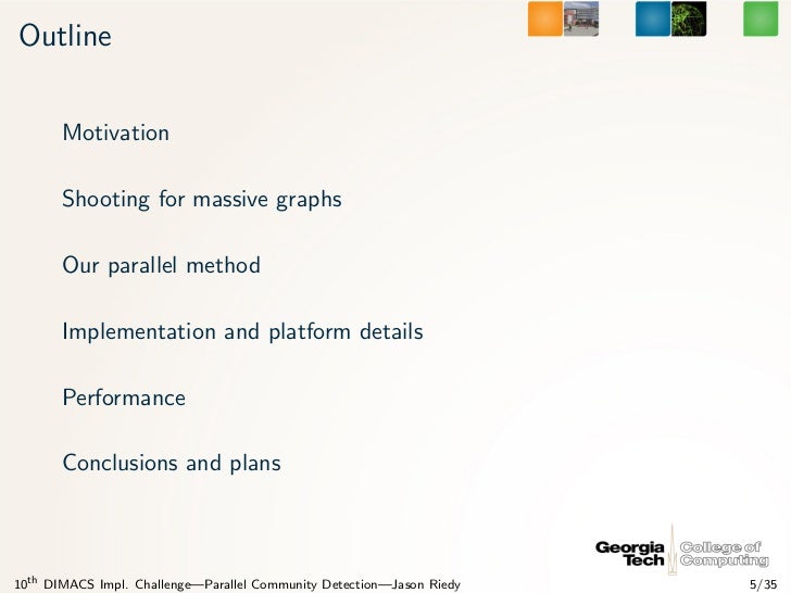 Dimacs10 Parallel Community Detection For Massive Graphs