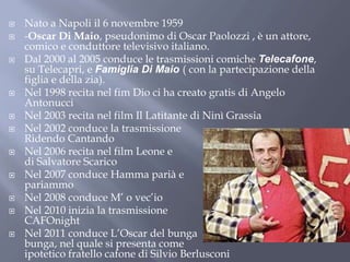 Oscar Di Maio, biografia | PPTX