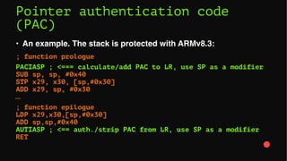 Dima kovalenko - Is ARMv8.3 the end of ROP? | PPT