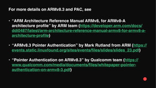 Dima kovalenko - Is ARMv8.3 the end of ROP? | PPT